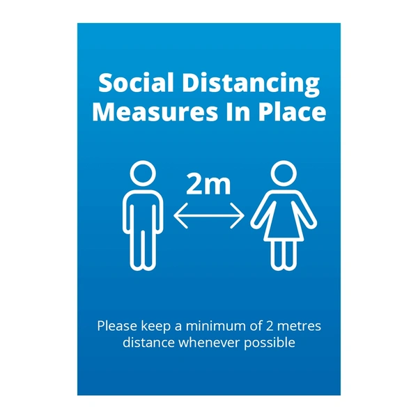 Social Distancing Signage | Advanced Print Solutions Ltd